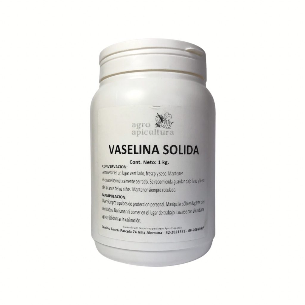 VASELINA SOLIDA 1 Kg. - Líderes de La Industria Apícola en Chile - AGRO ...